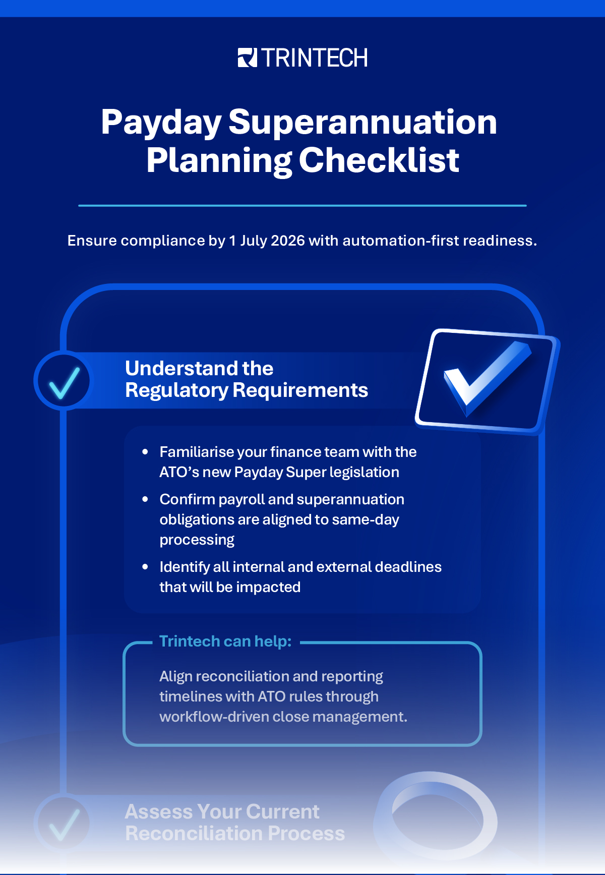 Payday Superannuation Planning Checklist | Trintech